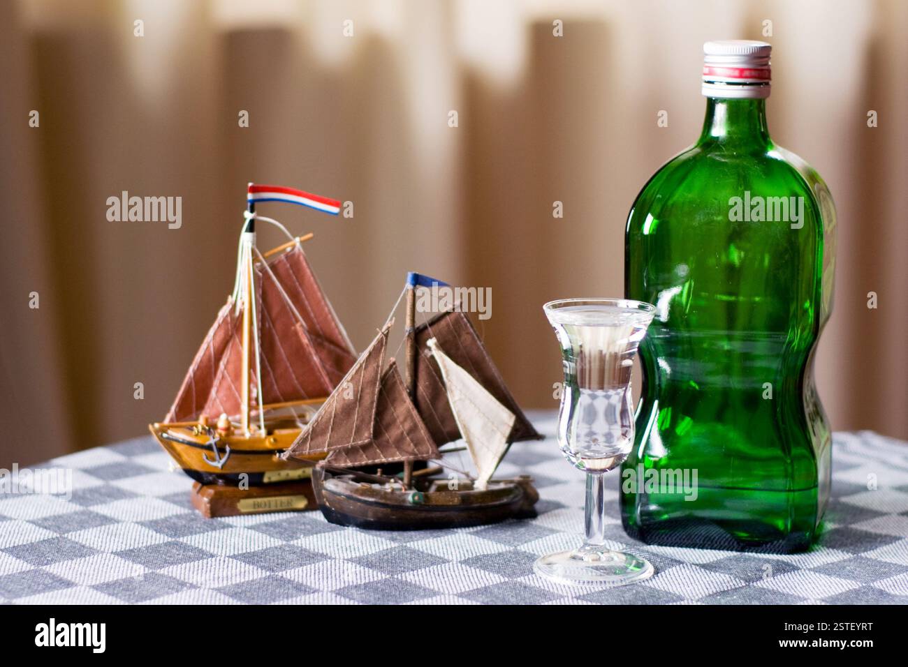 Dutch drink and boats Stock Photo - Alamy