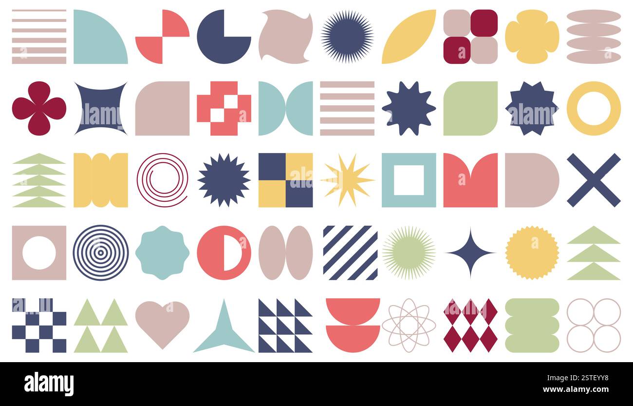 Swiss bauhaus y2k brutalist Cut Out Stock Images & Pictures - Alamy