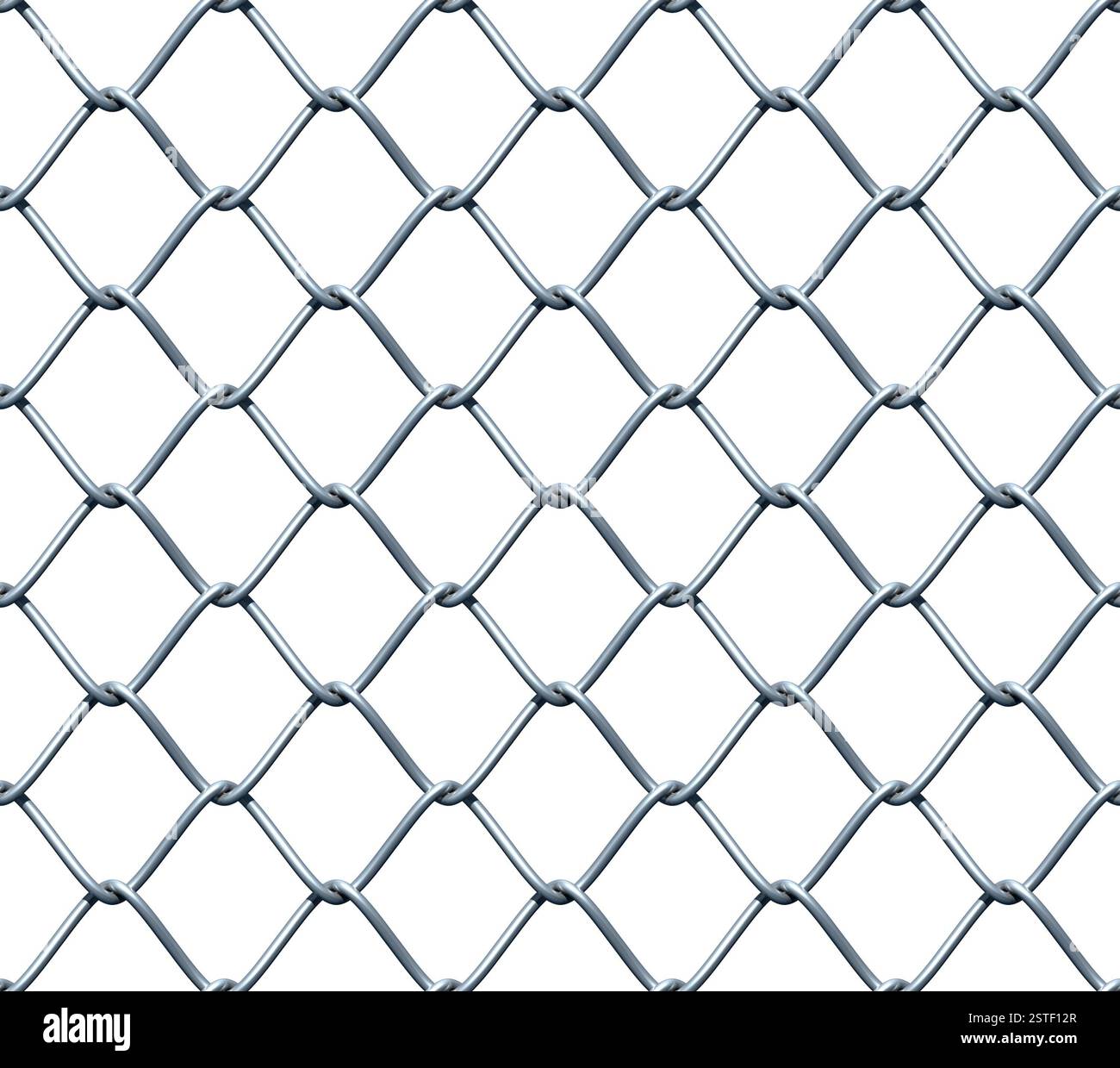 3D rendered seamless texture of chainlink fence Stock Photo - Alamy