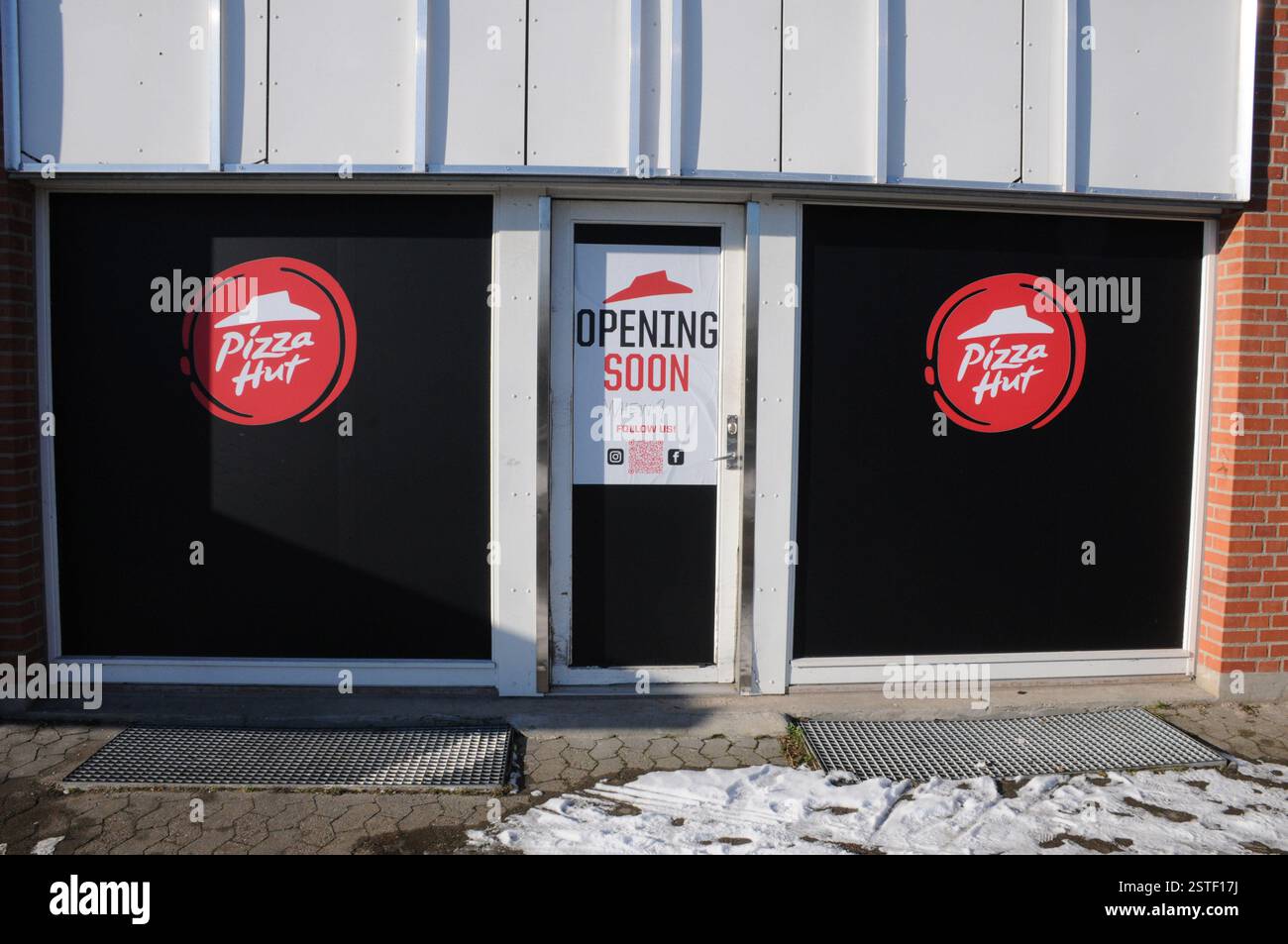 Copenhagen/ DenmarK/18 FEBRUARY 2025/pizza hut opening soon in ...