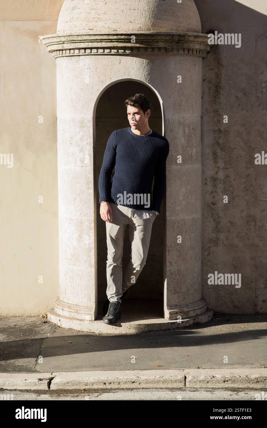 Man in booth hi-res stock photography and images - Alamy