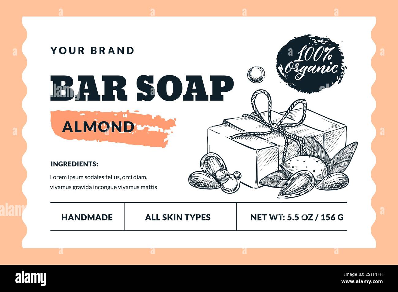 Body wash label design hi-res stock photography and images - Alamy