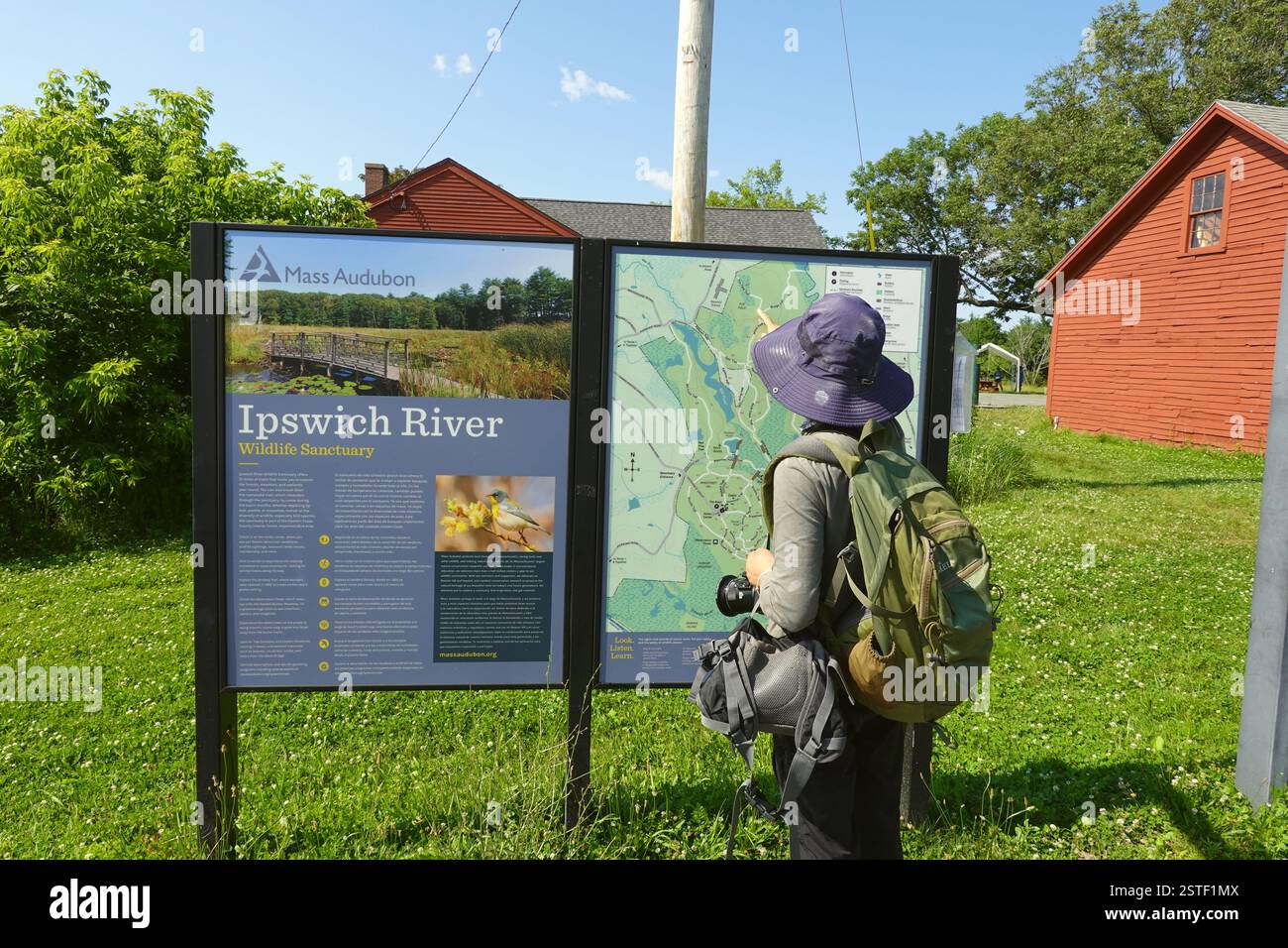 Ipswich River Wildlife Sanctuary of Mass Audubon Stock Photo - Alamy