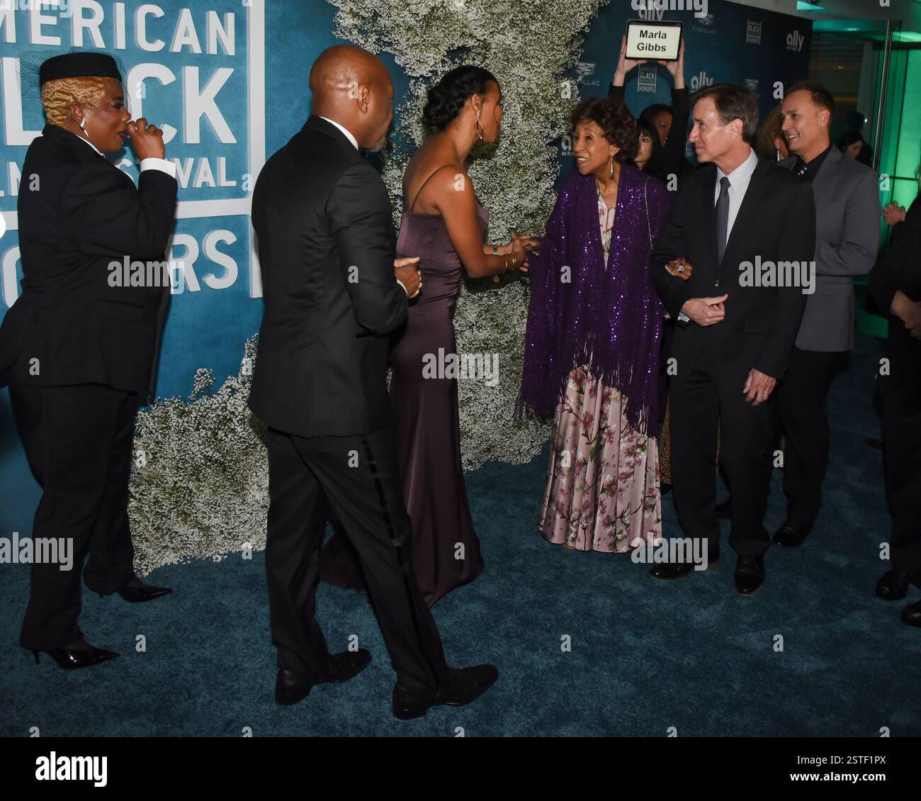 Bevrly Hills, California, USA. 17th Feb, 2025. (L-R) Aunjanue Ellis ...
