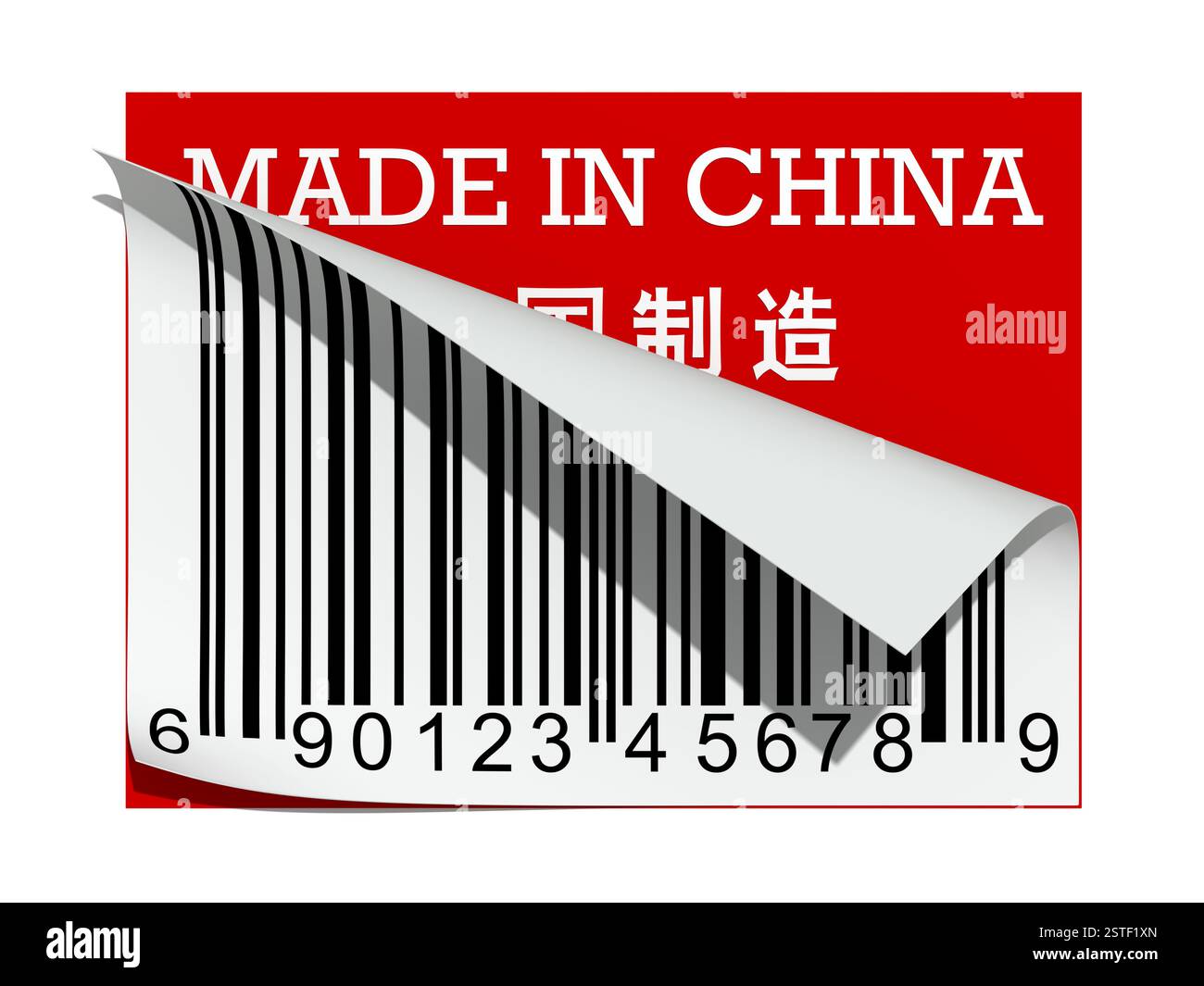 Label made in china hi-res stock photography and images - Alamy