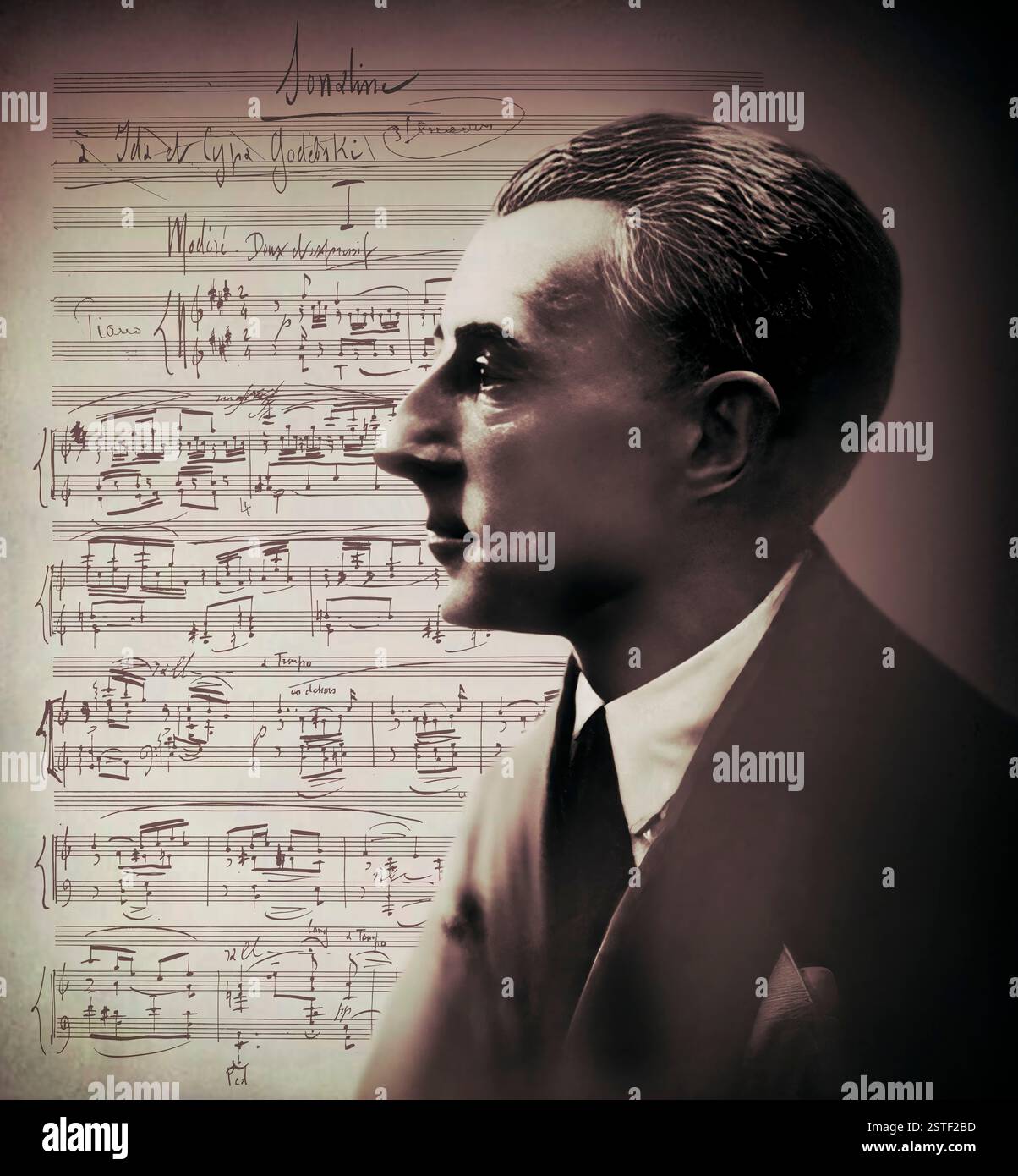 Maurice ravel sheet music hi-res stock photography and images - Alamy
