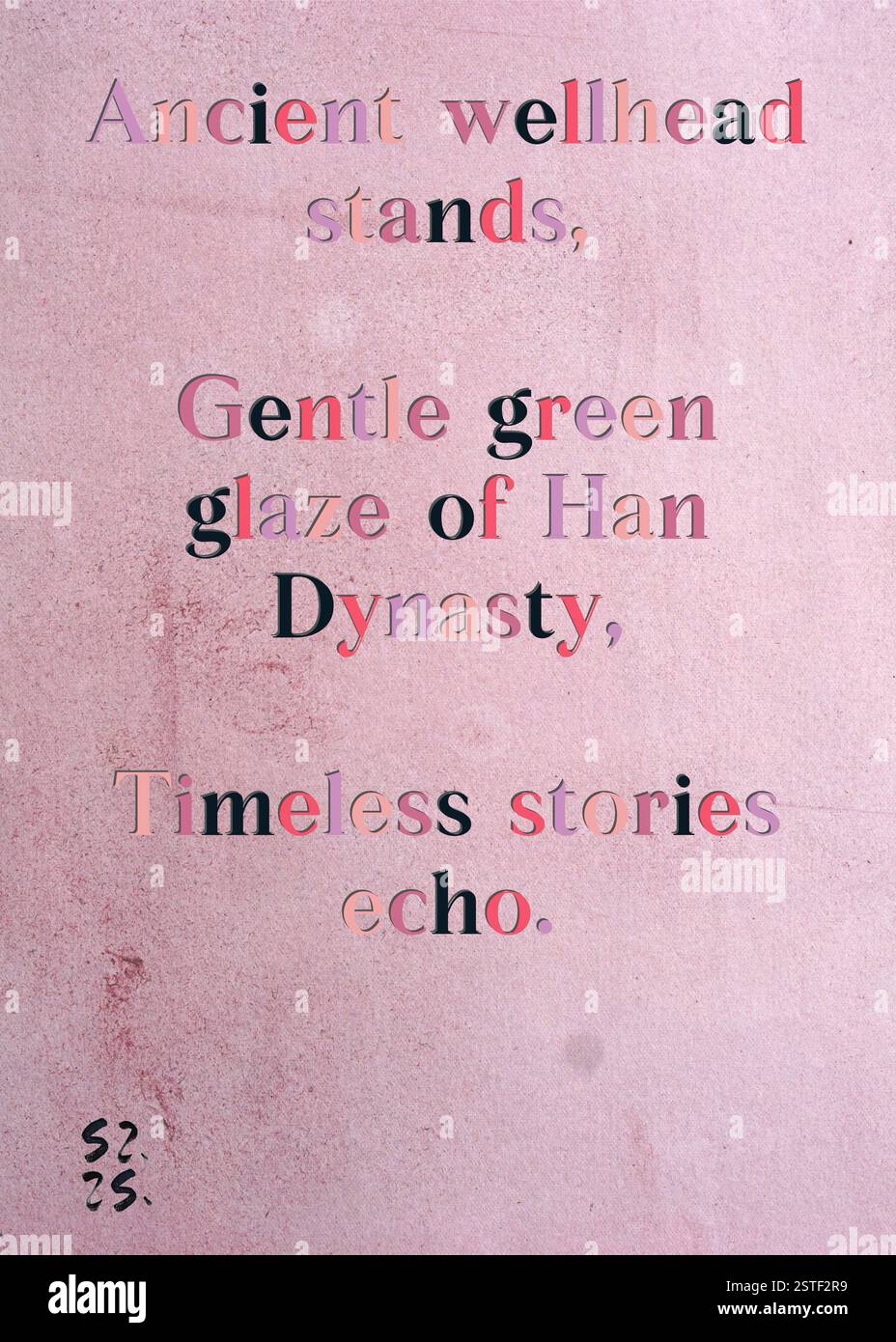 Ancient wellhead stands, Gentle green glaze of Han Dynasty, Timeless ...