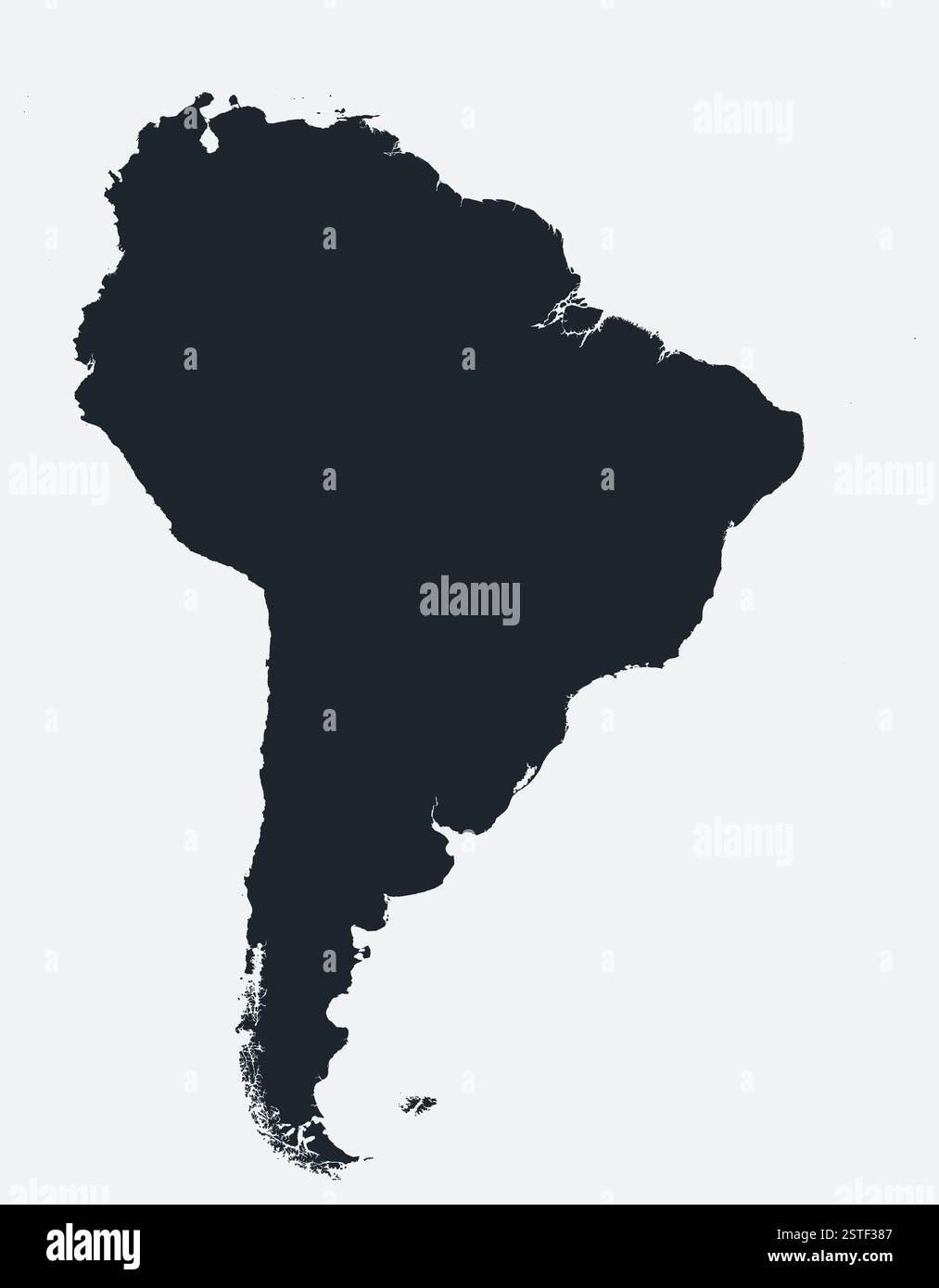 Outline Map Of South America Blank Map Of South America | South
