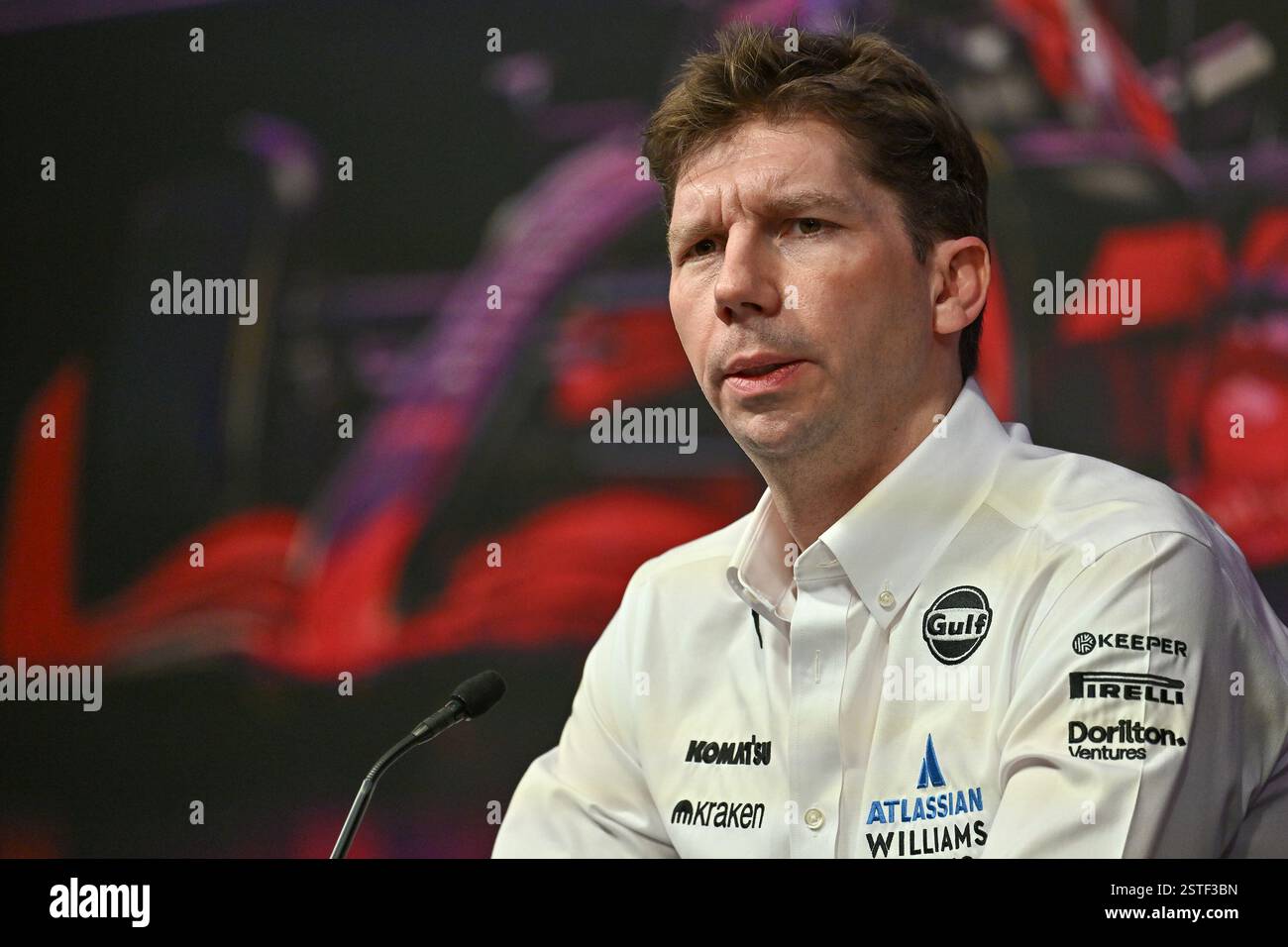 London, UK. 18th Feb, 2025. LONDON, ENGLAND - FEBRUARY 18: James Vowles of Great Britain and ...