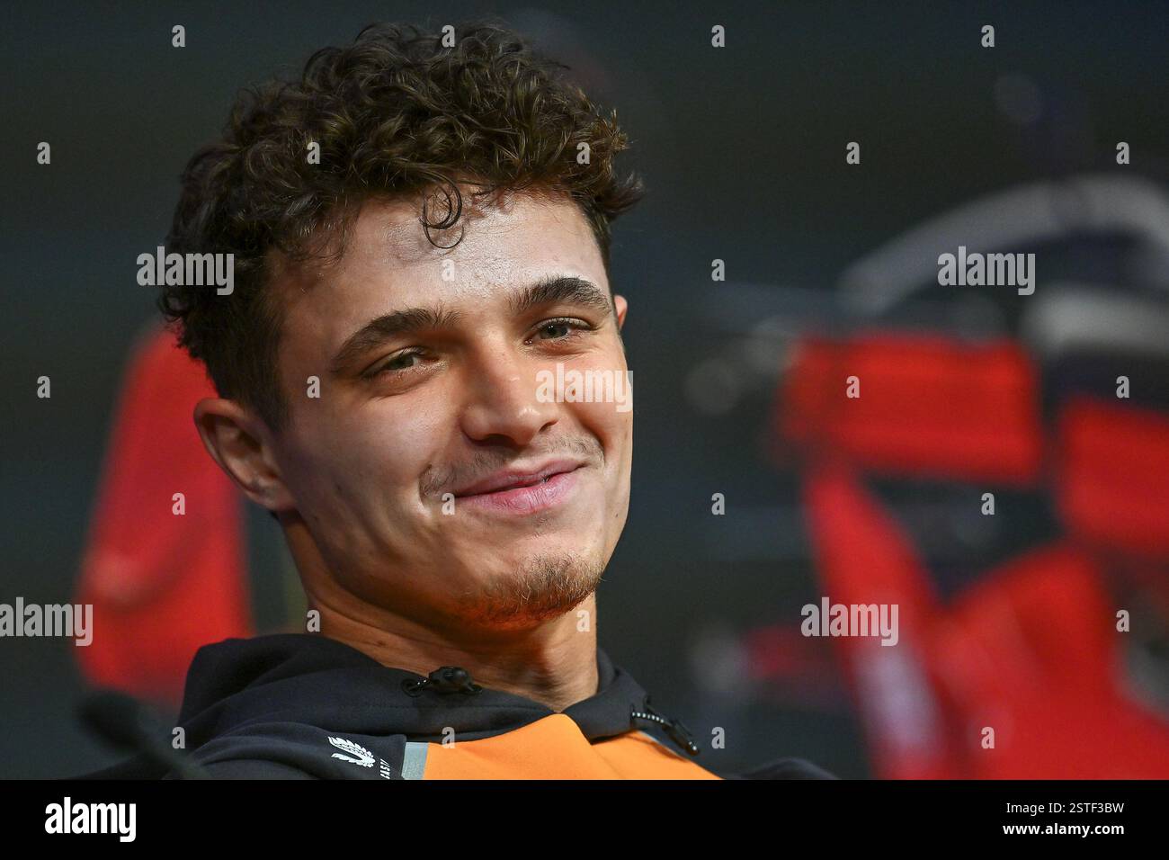 London, UK. 18th Feb, 2025. LONDON, ENGLAND - FEBRUARY 18: Lando Norris ...