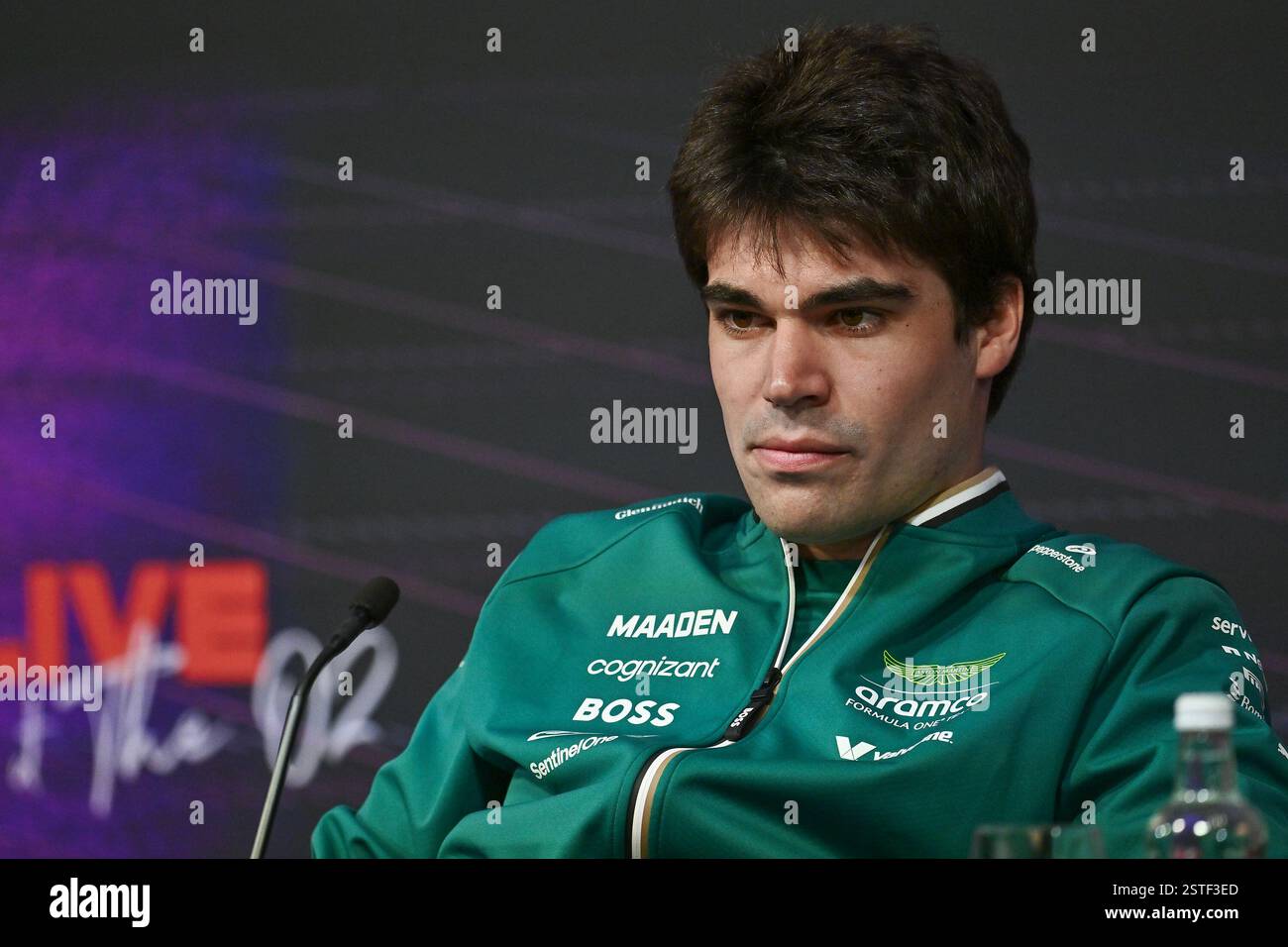 London, UK. 18th Feb, 2025. LONDON, ENGLAND - FEBRUARY 18: Lance Stroll ...