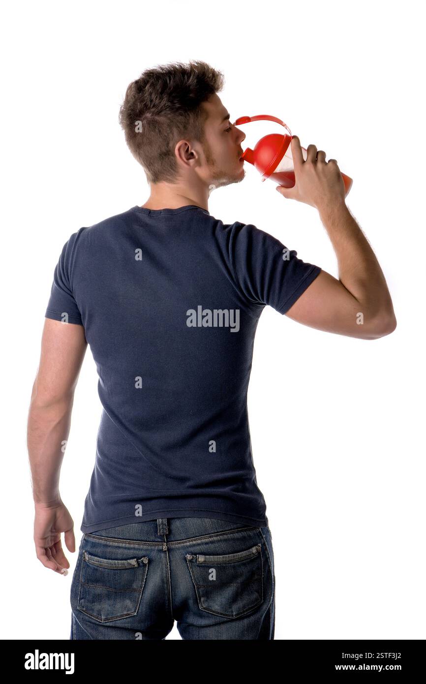 Drinking protein hi-res stock photography and images - Alamy