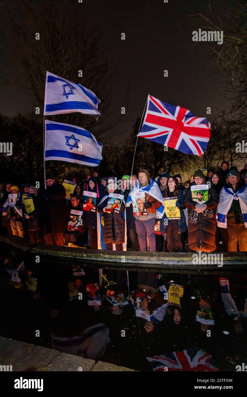 Hendon Park, London, UK. 17th February 2025. An emotional vigil of ...