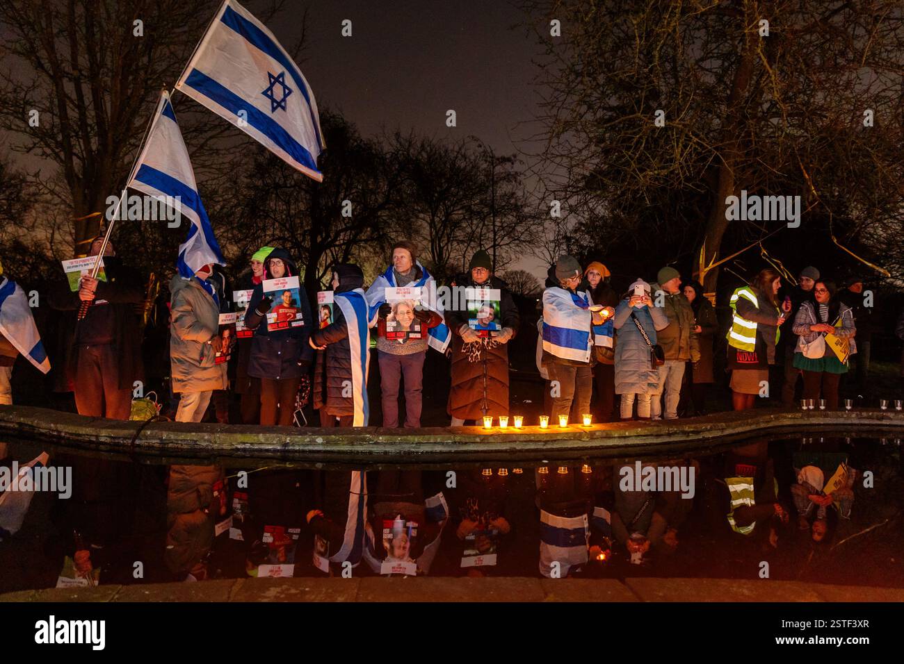 Hendon Park, London, UK. 17th February 2025. An emotional vigil of ...