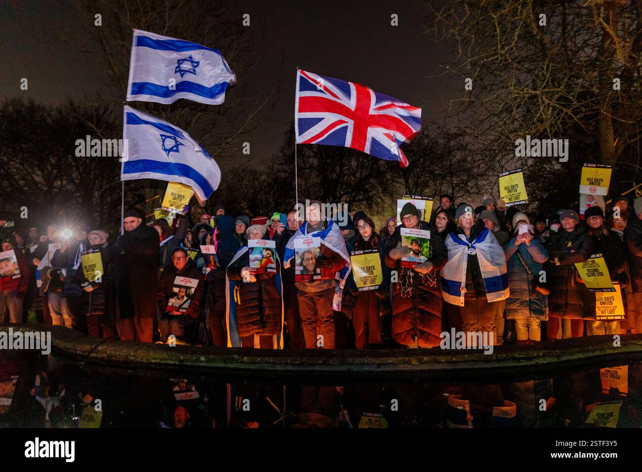 Hendon Park, London, UK. 17th February 2025. An emotional vigil of ...