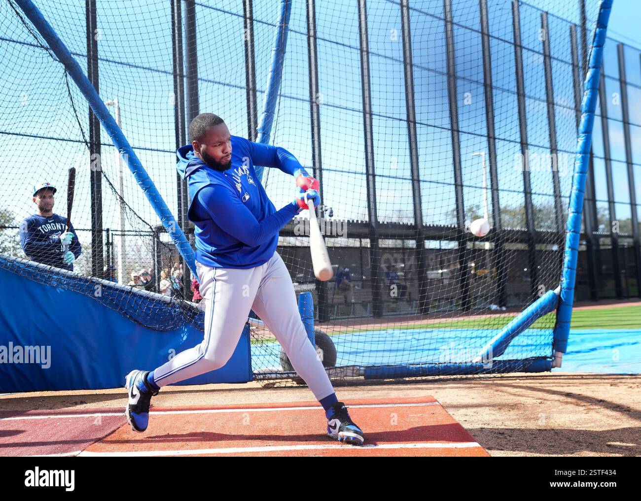 Toronto Blue Jays first baseman Vladimir Guerrero Jr. takes batting ...