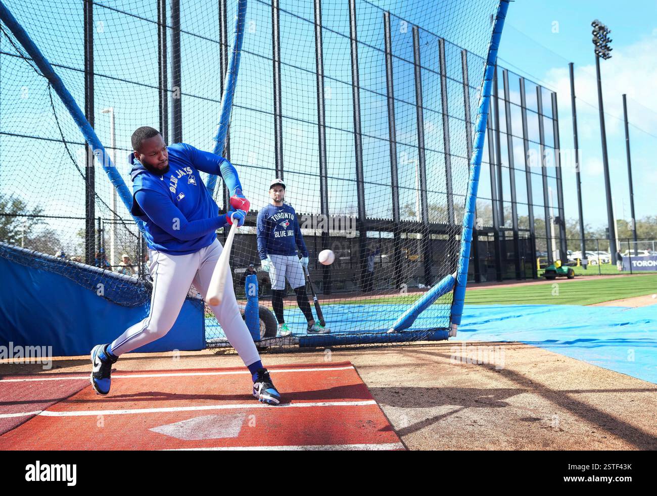Toronto Blue Jays first baseman Vladimir Guerrero Jr. takes batting ...