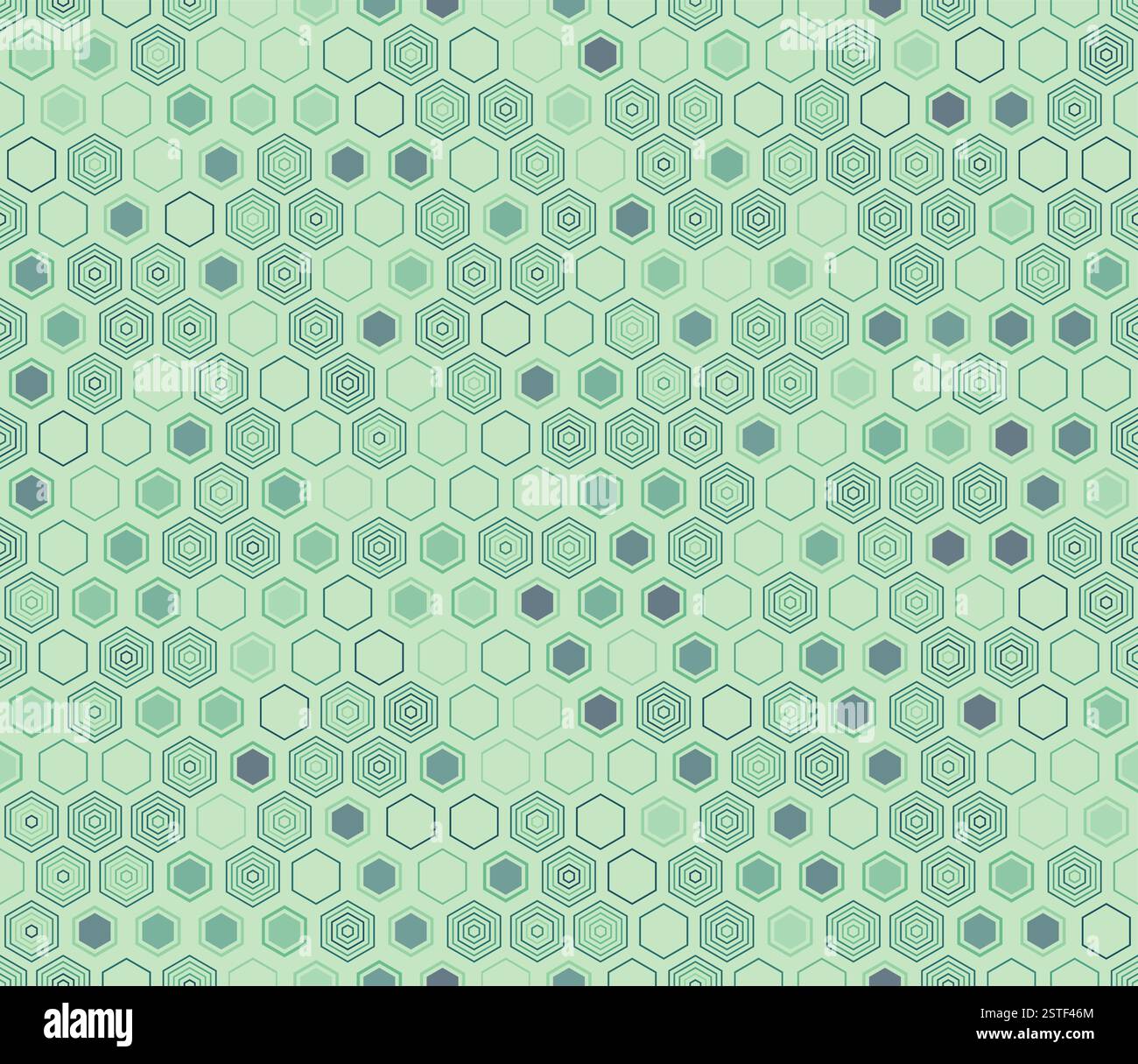Tileable hexagon background. Geometric elements of varied style and color. Honeycomb geometric ...