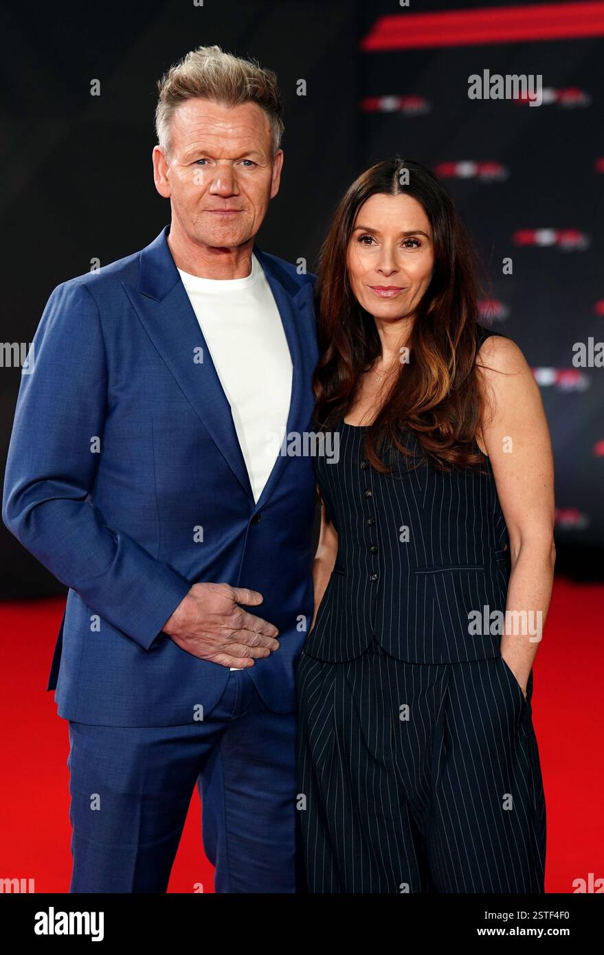 Gordon Ramsay and his wife Tana arrive on the Red Carpet ahead of the ...