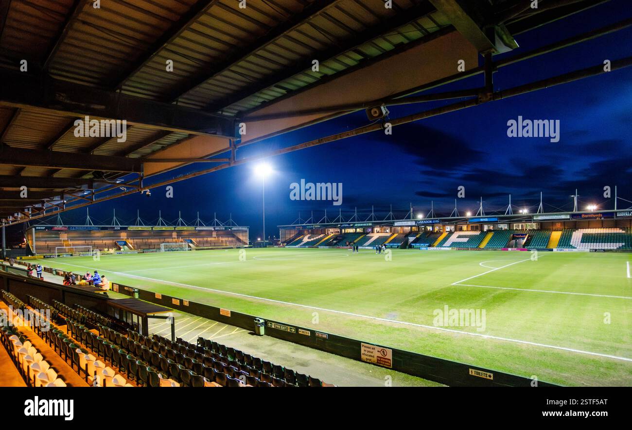 General View of Huish Park before the National League match at Huish ...