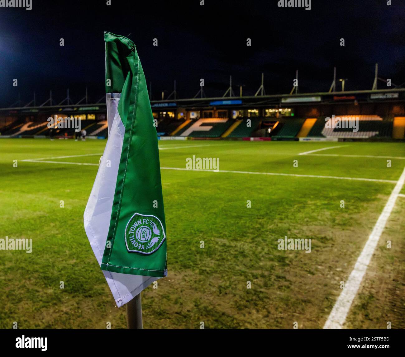 General View of Huish Park before the National League match at Huish ...
