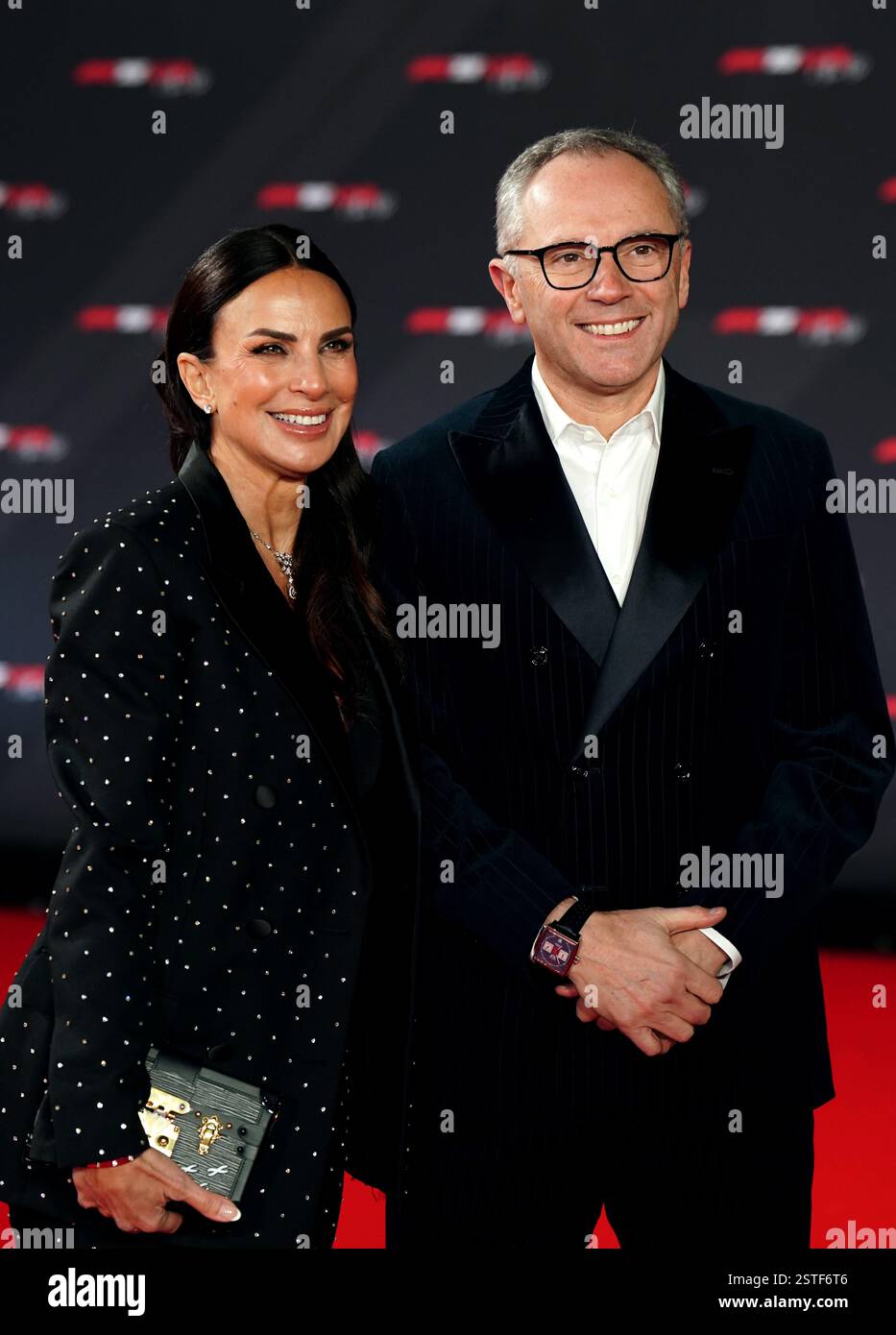 Formula 1 President and CEO Stefano Domenicali and his wife Silvia ...