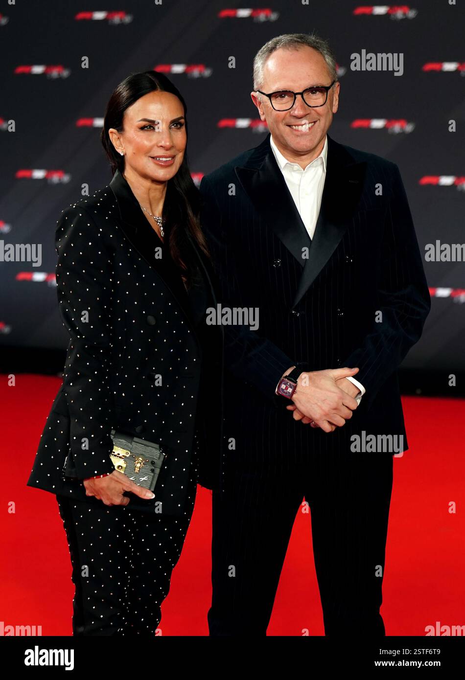 Formula 1 President and CEO Stefano Domenicali and his wife Silvia ...