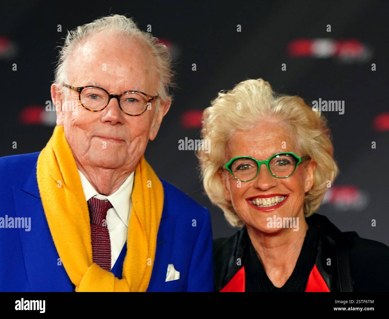 Michael and Hilary Whitehall on the Red Carpet ahead of the F1 75 Live ...