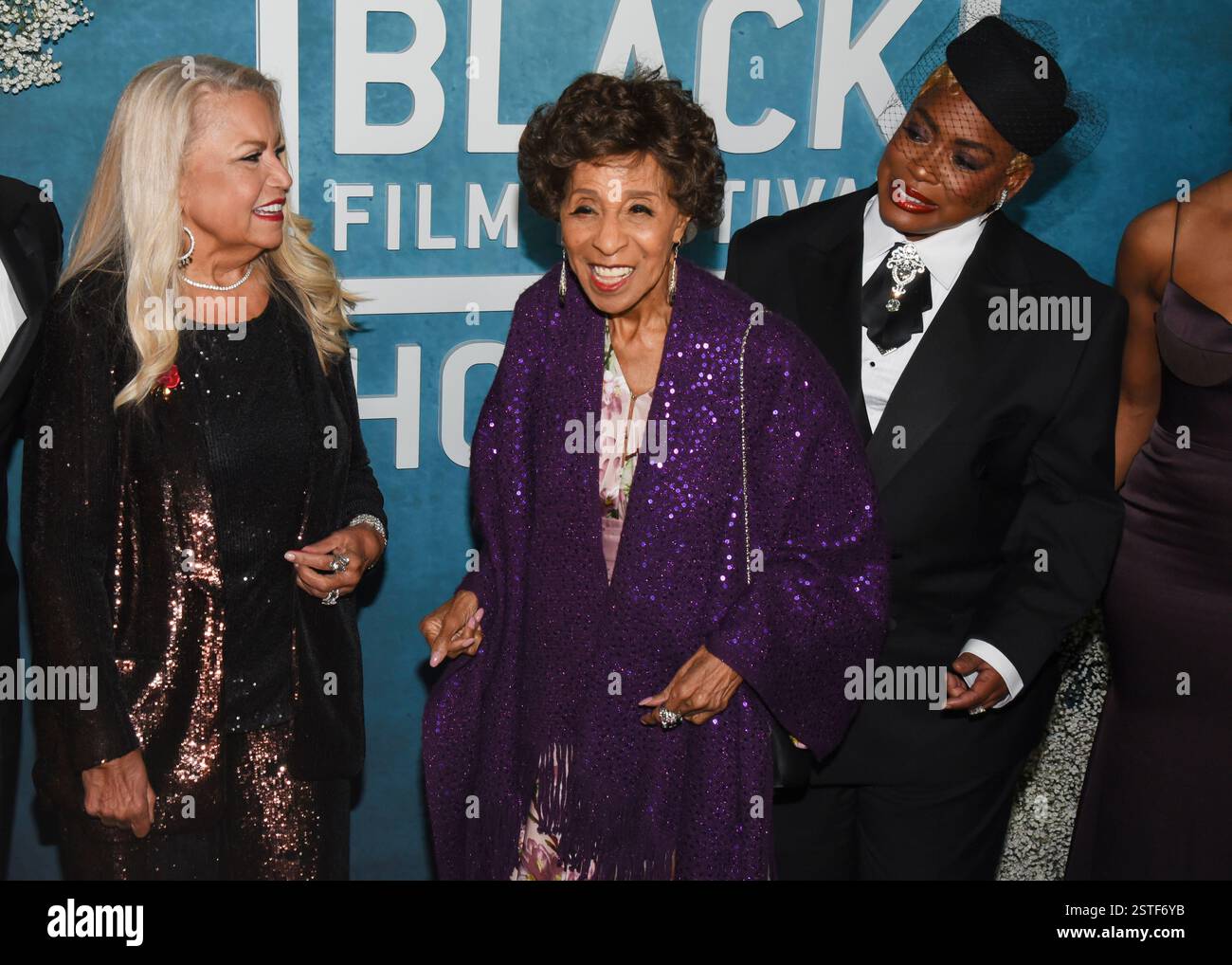 Bevrly Hills, California, USA. 17th Feb, 2025. (L-R) Suzanne de Passe ...