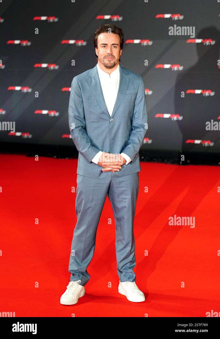 Aston Martin driver Fernando Alonso on the Red Carpet ahead of the F1 ...
