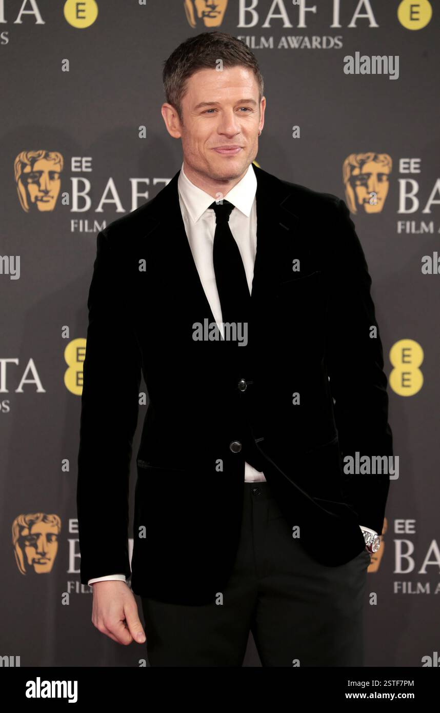 James Norton attends the 2025 BAFTA Film Awards at The Royal Festival Hall on February 16, 2025 ...