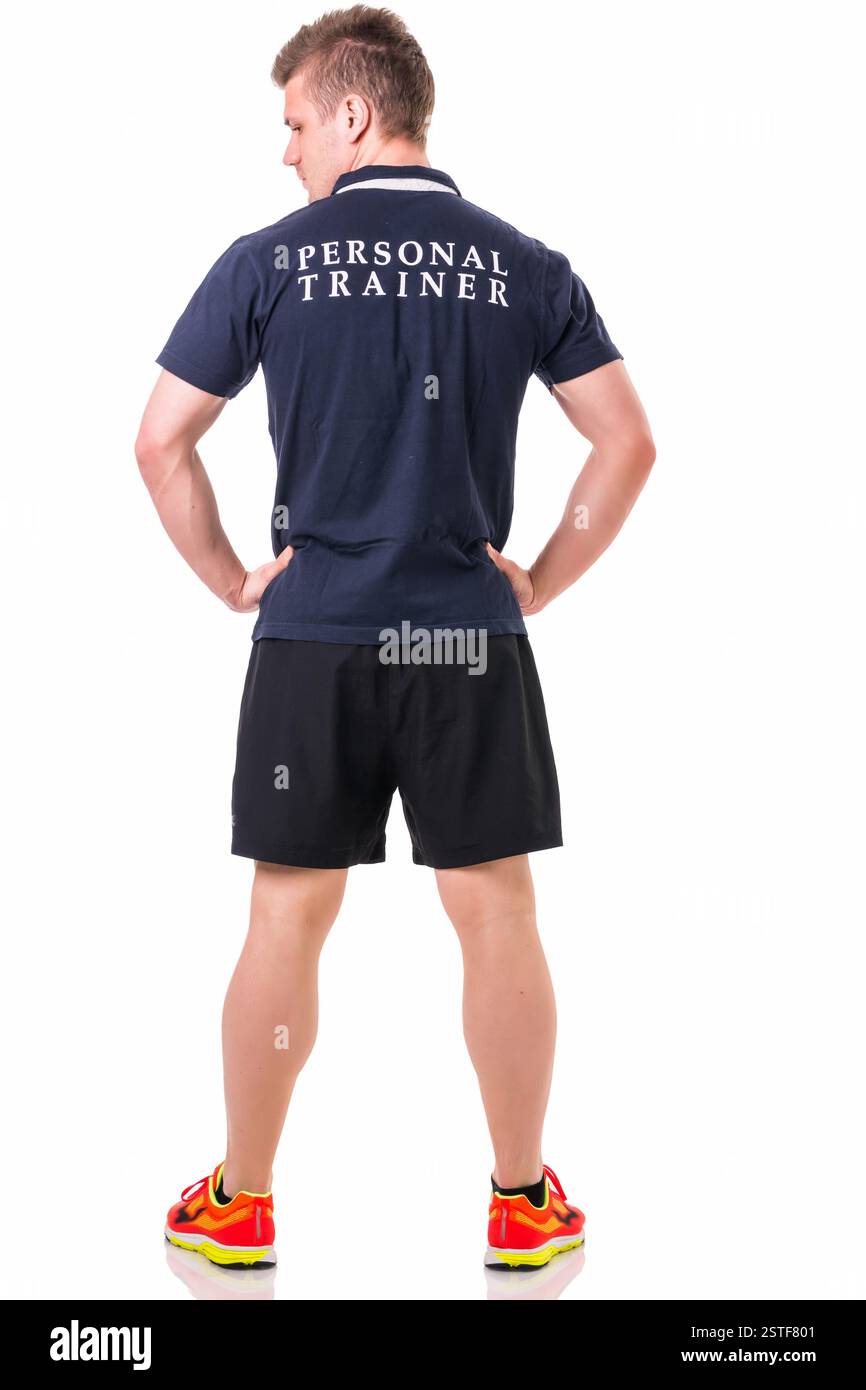 Young handsome coach man Cut Out Stock Images & Pictures - Alamy