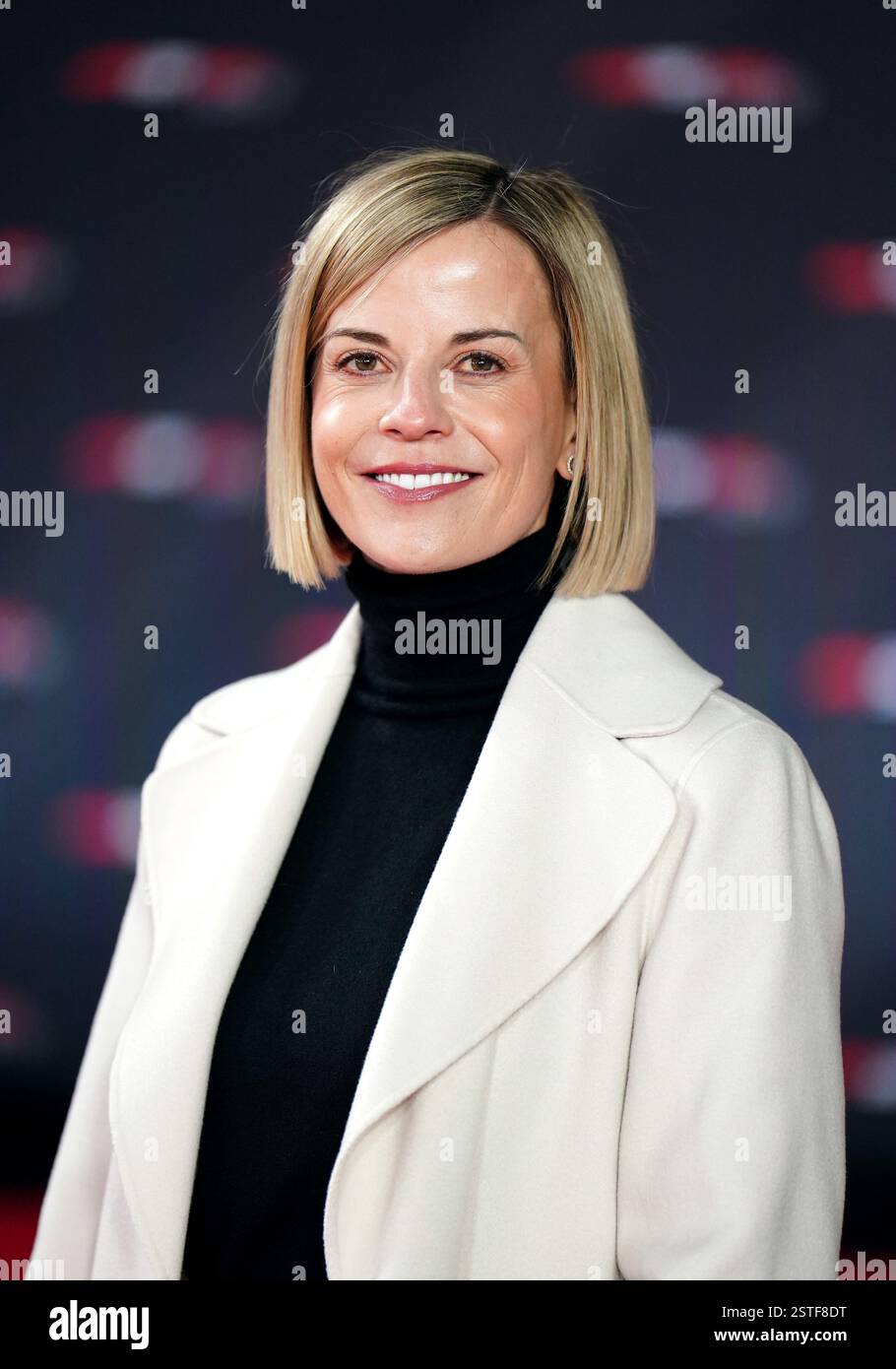 Susie Wolff, managing director of F1 Academy, on the Red Carpet ahead of the F1 75 Live launch ...