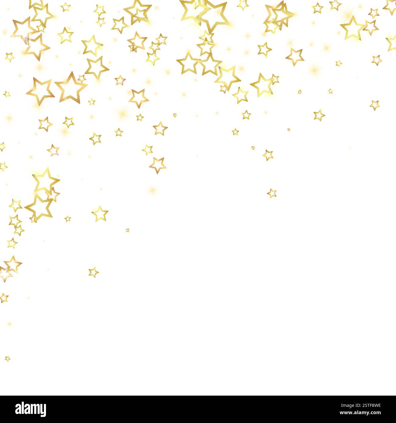 Starry night fairy tale background. Cute sparkling twinkles, christmas ...