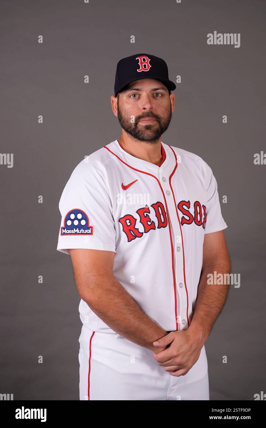 Boston Red Sox pitcher Michael Fulmer poses during photo day at the ...