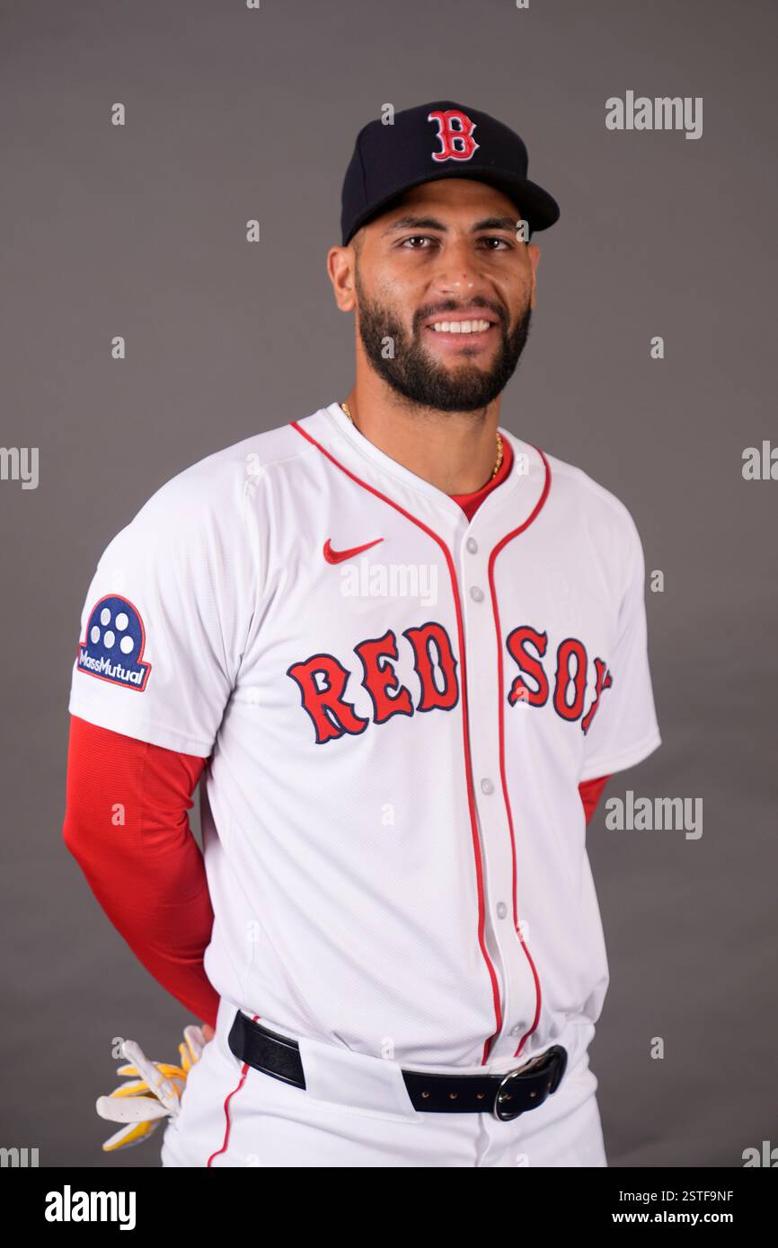 Boston Red Sox infielder Abraham Toro poses during photo day at the ...