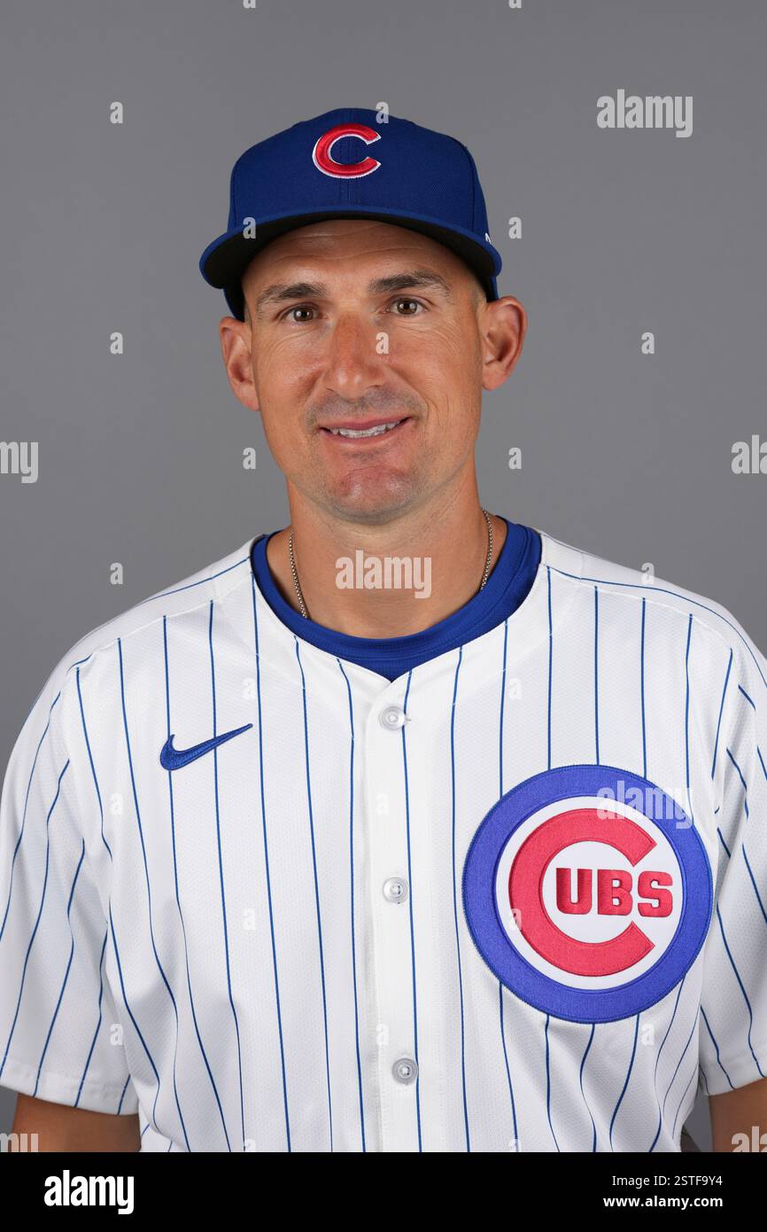 This is a 2025 photo of Ryan Flaherty, bench coach of the Chicago Cubs ...