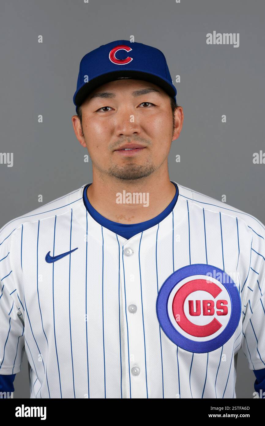 This is a 2025 photo of right fielder Seiya Suzuki, of Japan, of the Chicago Cubs baseball team ...