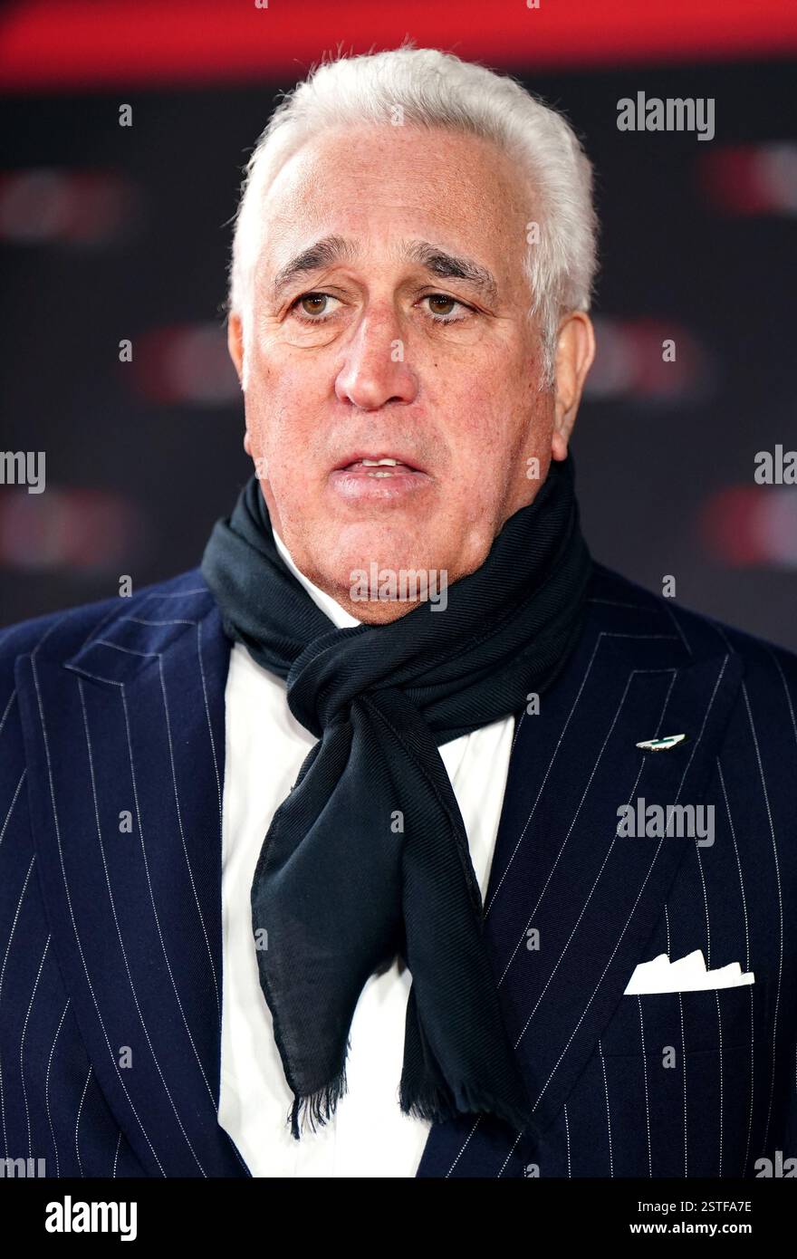Lawrence Stroll, executive chairman of Aston Martin, and the owner of ...