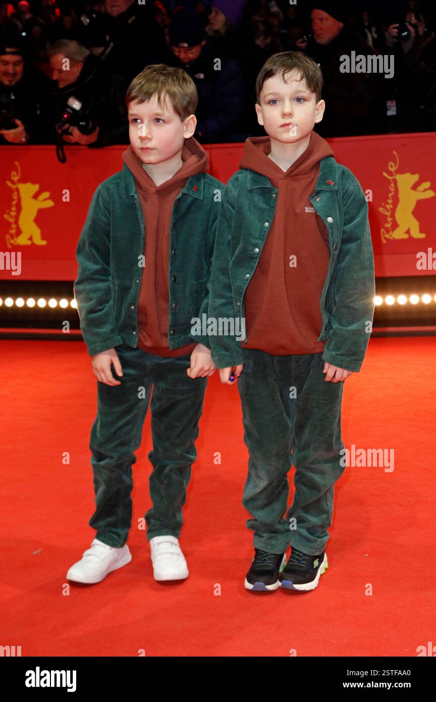 Henry Boxall und Richard Boxall beim Photocall zum Kinofilm The Thing ...