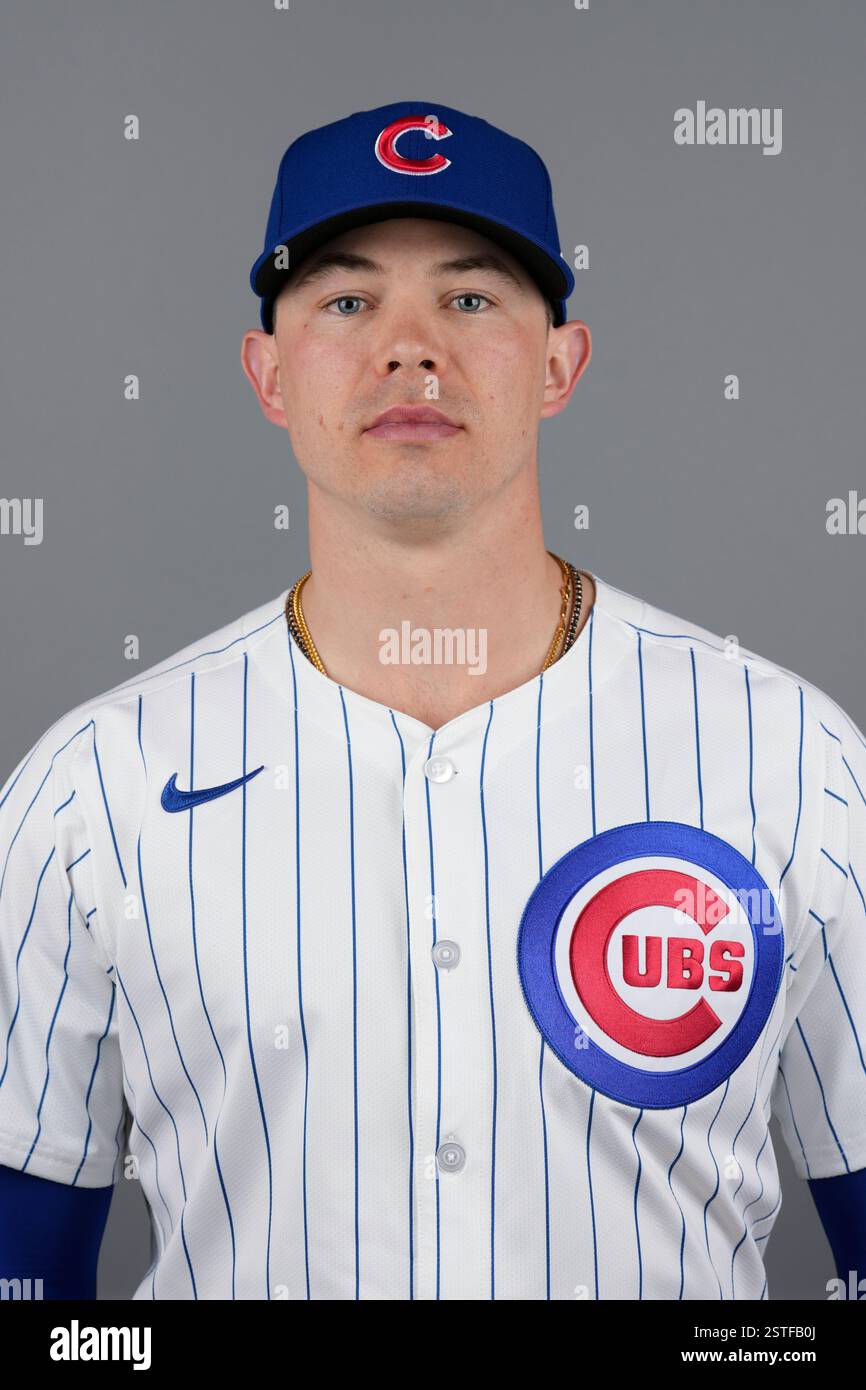 This is a 2025 photo of pitcher Keegan Thompson of the Chicago Cubs ...