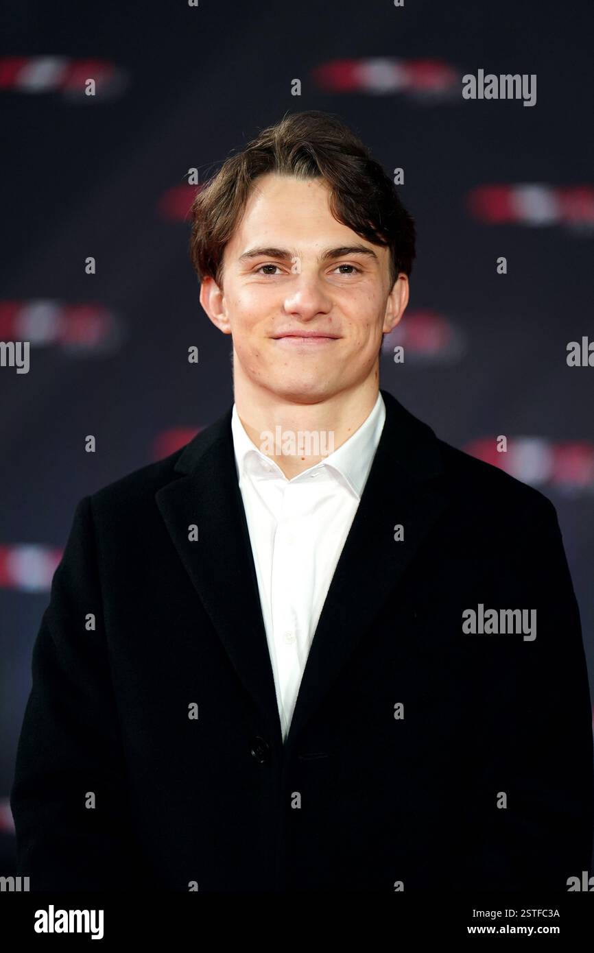 McLaren driver Oscar Piastri on the Red Carpet ahead of the F1 75 Live ...