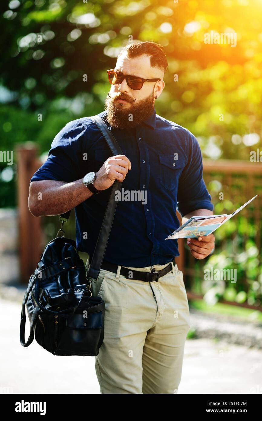 Bearded mature man in shirt hi-res stock photography and images - Alamy