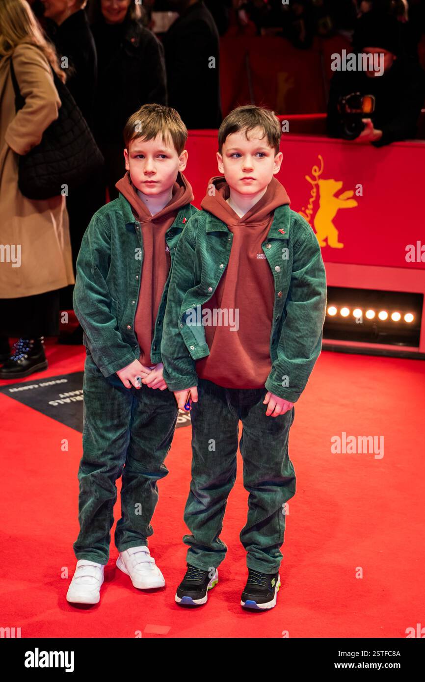 Berlin, Germany. 18th Feb, 2025. Richard Boxall (r) and Henry Boxall ...