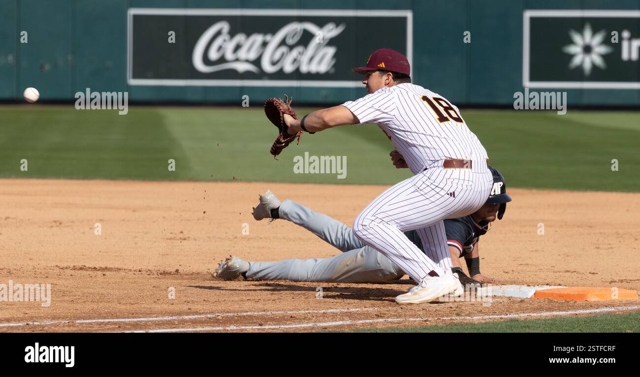 Tempe, Arizona, USA. 17th Feb, 2025. JACOB TOBIAS Arizona State basebal ...