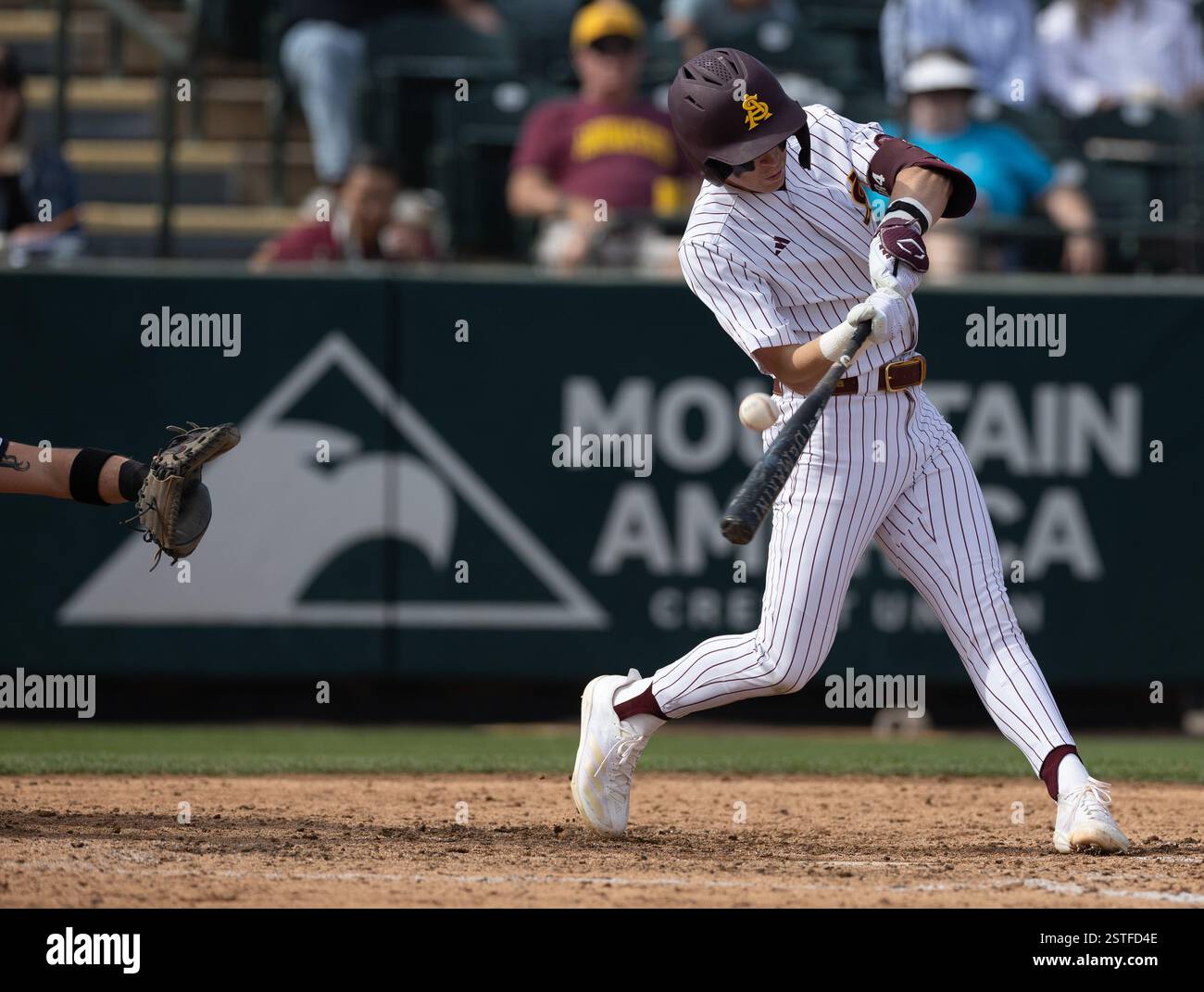 Tempe, Arizona, USA. 17th Feb, 2025. KIEN VU Arizona State baseball ...