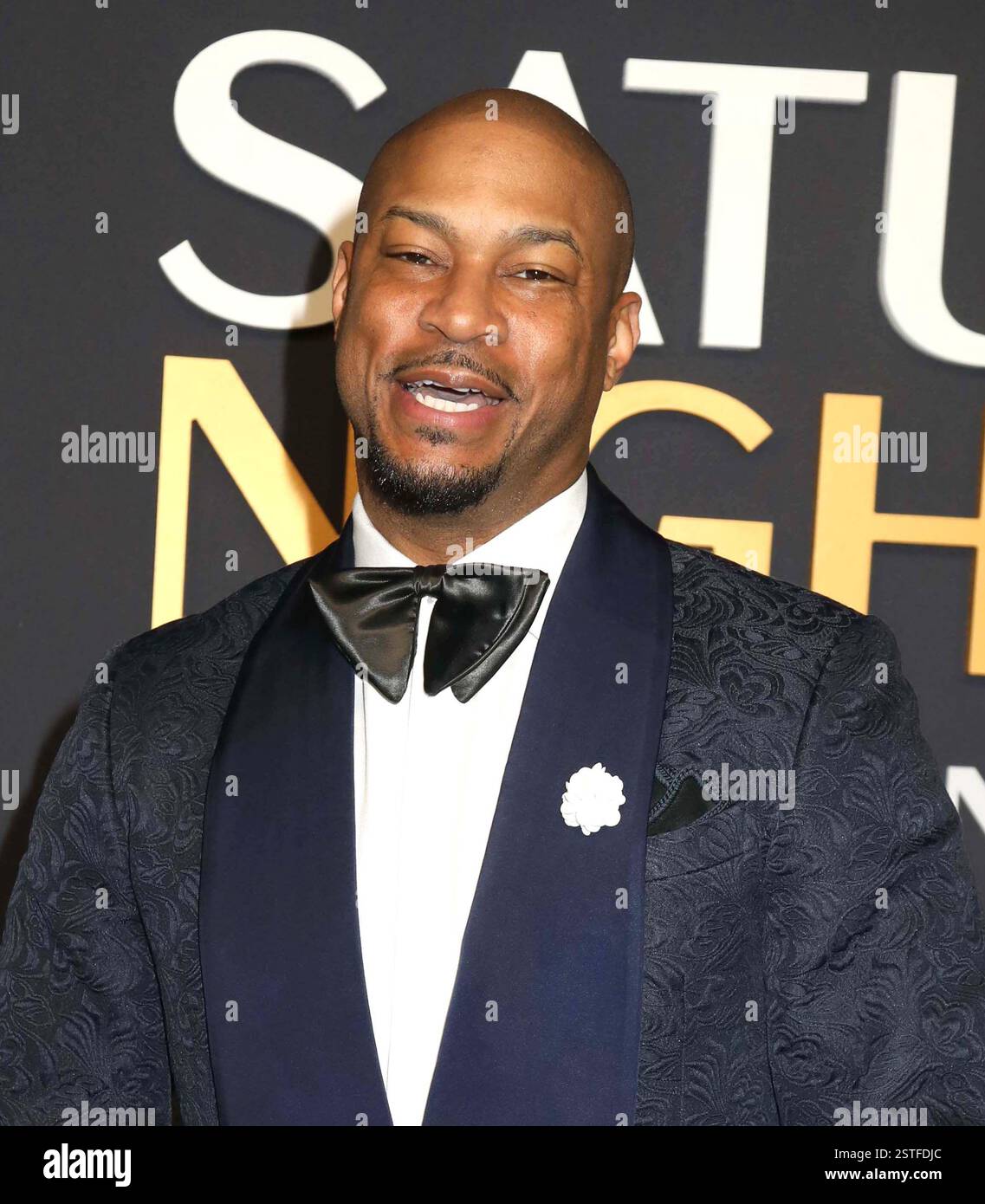 February 16, 2025, New York, New York, USA: Actor FINESSE MITCHELL seen at the arrivals for SNL ...