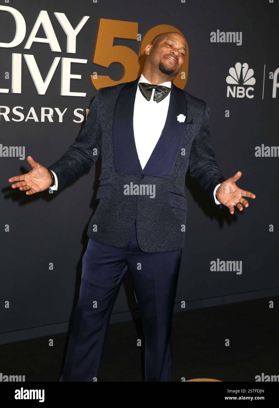 February 16, 2025, New York, New York, USA: Actor FINESSE MITCHELL seen at the arrivals for SNL ...