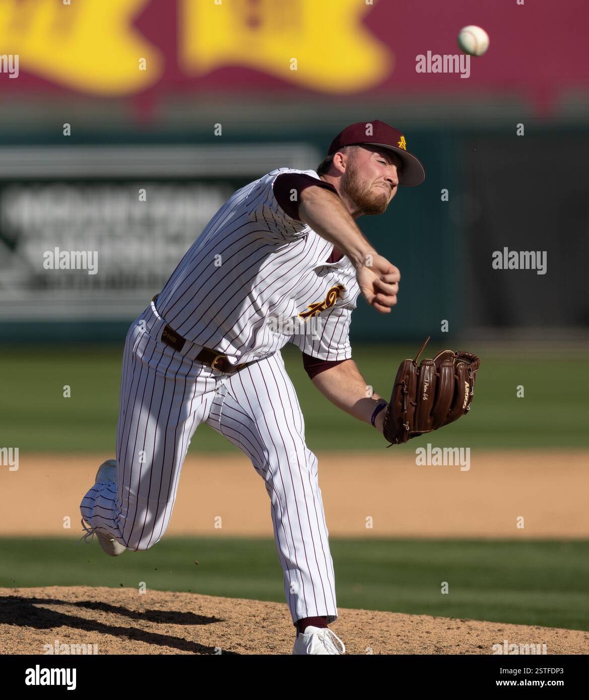 Tempe, Arizona, USA. 17th Feb, 2025. WILL KOGER Arizona State baseball ...