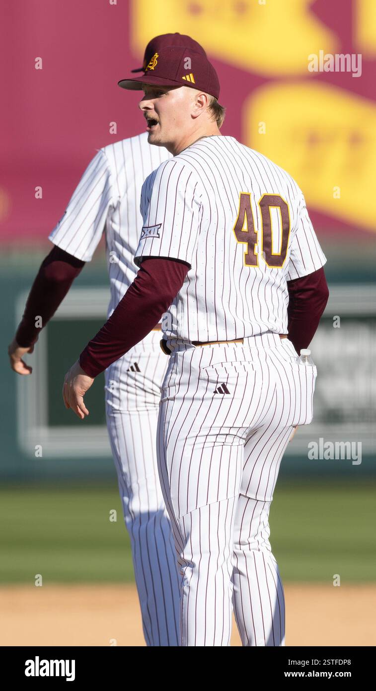Tempe, Arizona, USA. 17th Feb, 2025. JONAH GIBLIN Arizona State ...